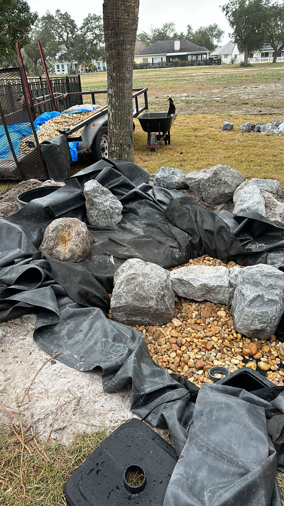 Building a Pondless Waterfall in Panama City with Charlotte, NC’s Top ...